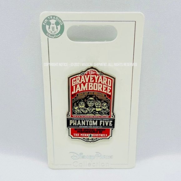 Disney | Accessories | Disney Parks Phantom Five Graveyard Jamboree ...